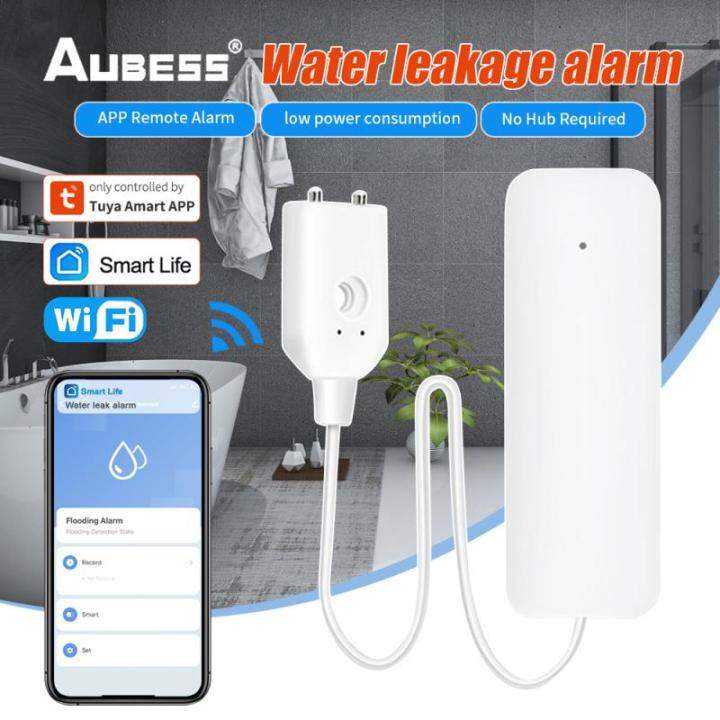 Wi-Fi Water Sensor Tuya Leak Alarm Detector Smart Home Smartlife APP ...