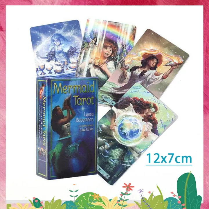 Mermaid Tarot Card | Big Size 12*7 cm | Fortune Telling Game ...