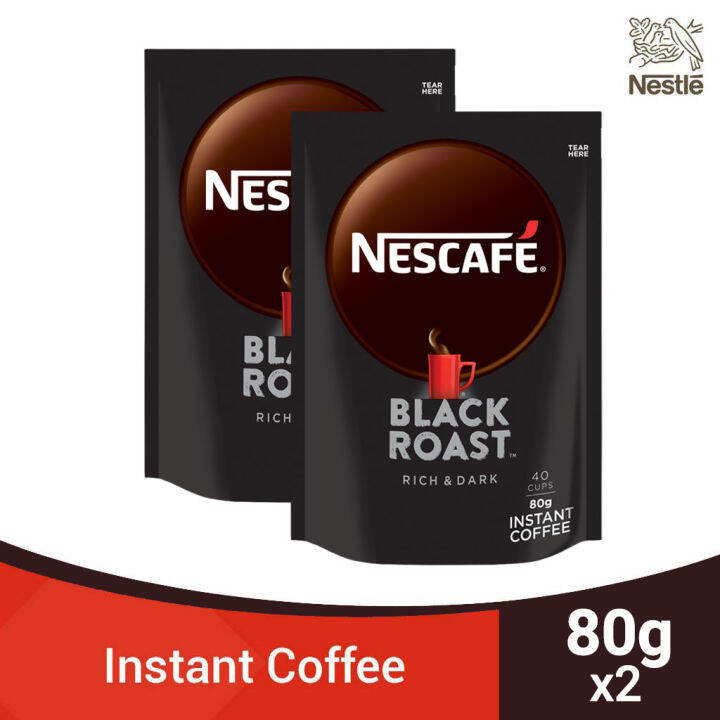NESCAFE Black Roast Instant Coffee 80g - Pack of 2 Beyond Home Watsons ...