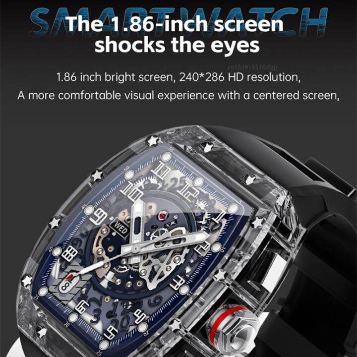 Smart Watch WS6 Men Bluetooth Call NFC AI Voice WS-6 Sport Fitness ...