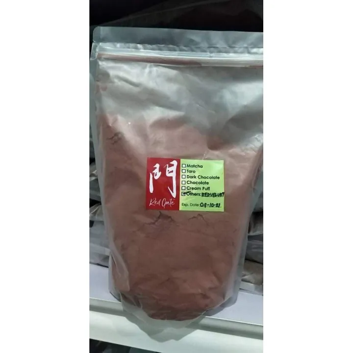 Red Velvet Powder Red Gate Brand 1kg - LMMP MILKTEA SUPPLIER PH | Lazada PH