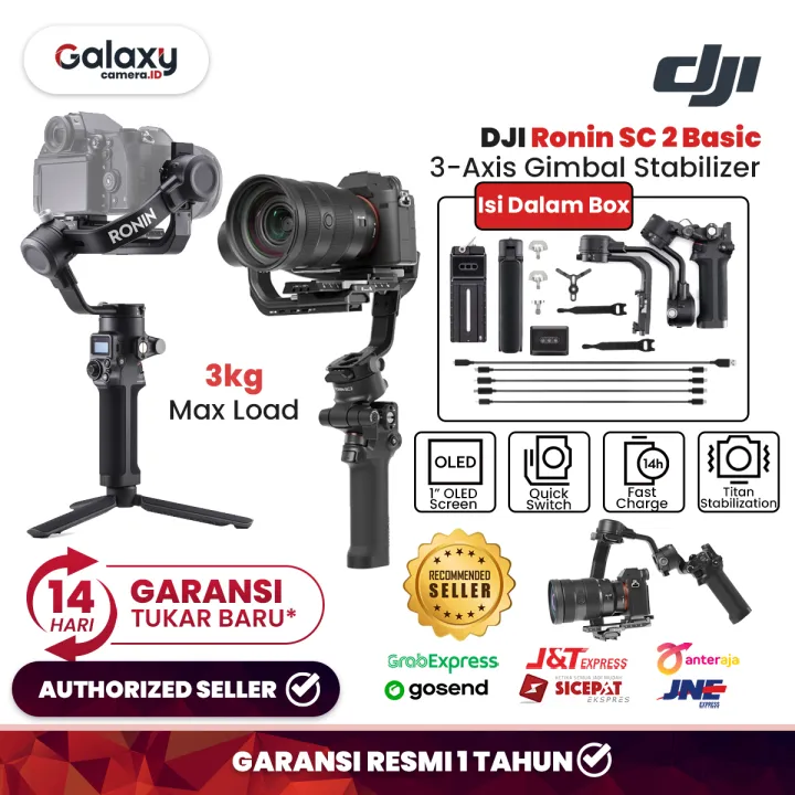DJI Ronin SC 2 Basic Gimbal Stabilizer Garansi Resmi | DJI RSC2 RSC 2 ...