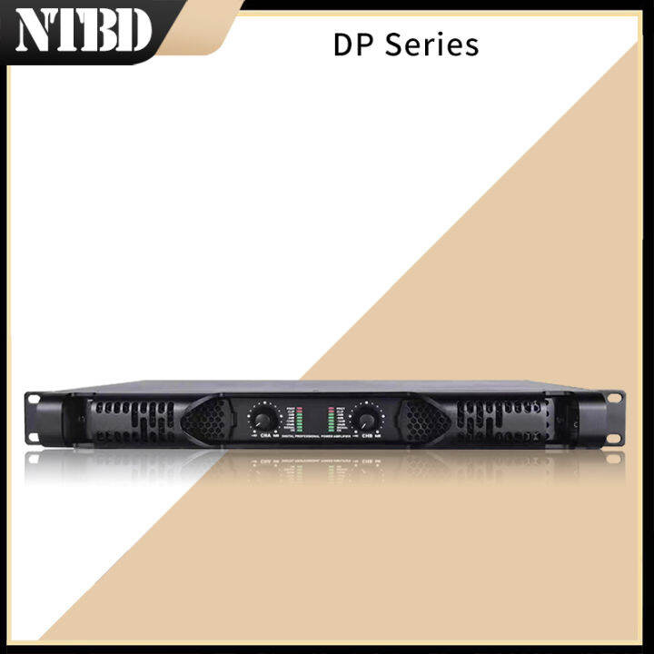 NTBD DP Series Professional 1U Amplifier 1000W*2/1400W*2/1800W*2/2000W*2/2400W*2 Power Amp 1RU ...