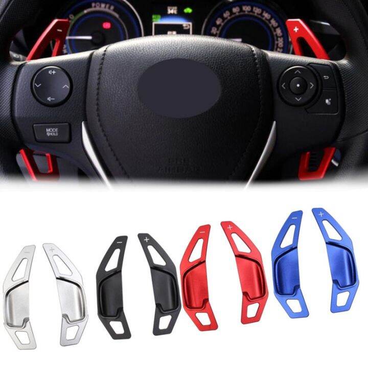 2Pcs Aluminum Alloy Steering Wheel Shift Paddle Extension Gear Shifter ...
