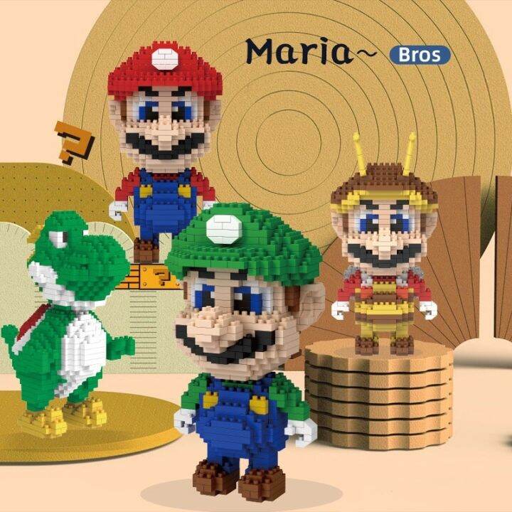 ¤ Lucky Blocks Lego Super Mario Bros Building Blocks Nano Block ...