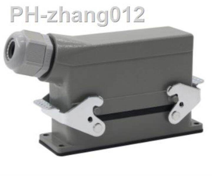 ZJSIHEGF Heavy Duty Connectors HDC-HE-024-1 F/M 24pin Industrial rectangular Aviation connector ...