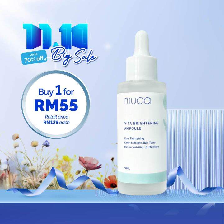 Muca Vita Brightening Ampoule (50ml) | Lazada