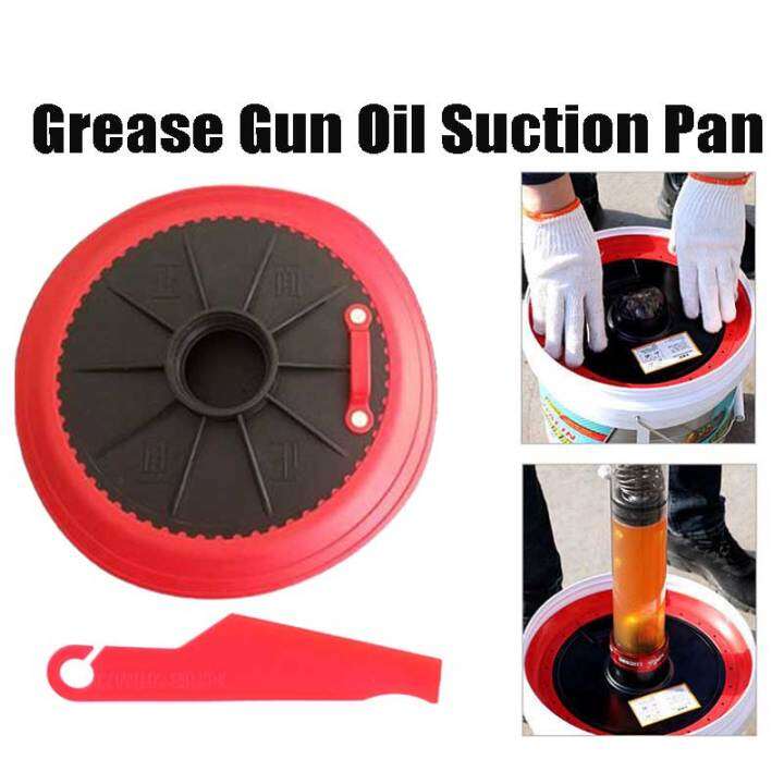 Universal 400/600/800/900CC Grease Gun Oil Suction Pan Self-priming ...
