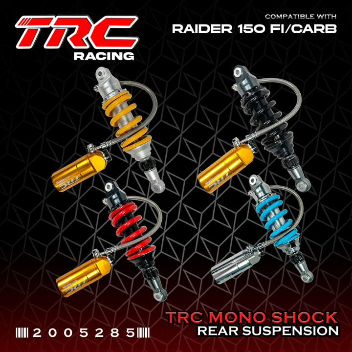 TRC Racing CNC Fully Adjustable Shock 285mm Raider 150 Carb / Fi and ...