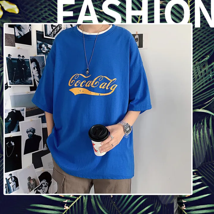 Jamle 🌠เสื้อยืดแฟชั่นสีพื้นผ้านิ่ม สกรีนลายฟอนต์ภาษาอังกฤษแนววินเทจ🤠 ...