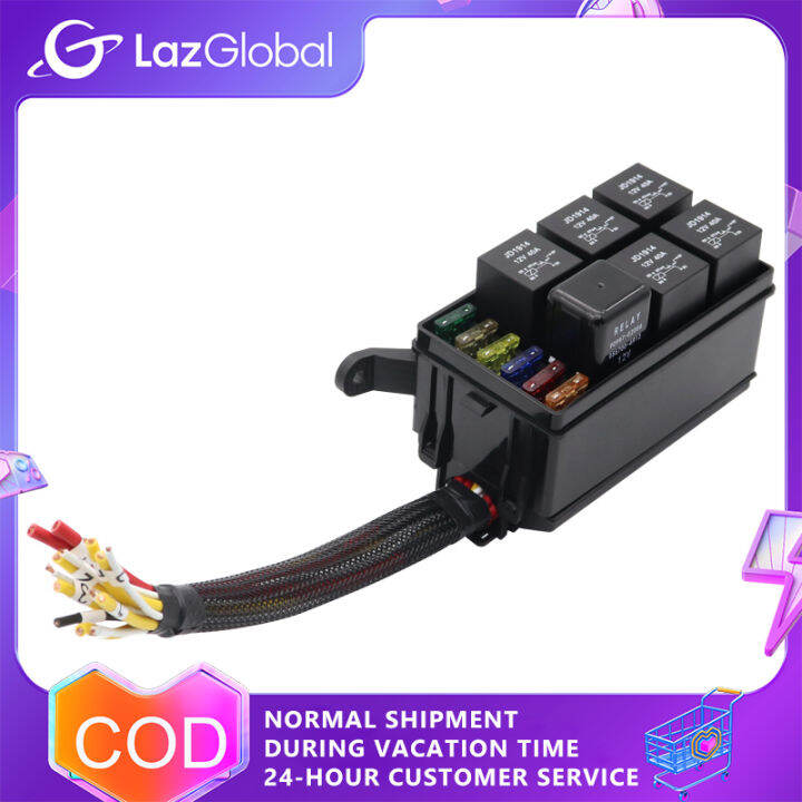 in sale Automotive Fuse Relay Box Prewired 12V Waterproof Relay Fuse ...