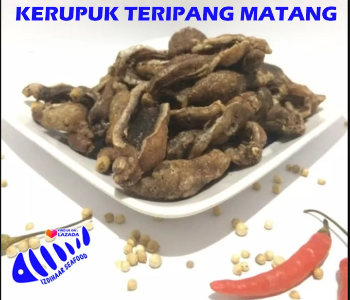 [Siap Makan Berat 1/2KG] KERUPUK TERIPANG RASA ORIGINAL | CAMILAN SEHAT ...