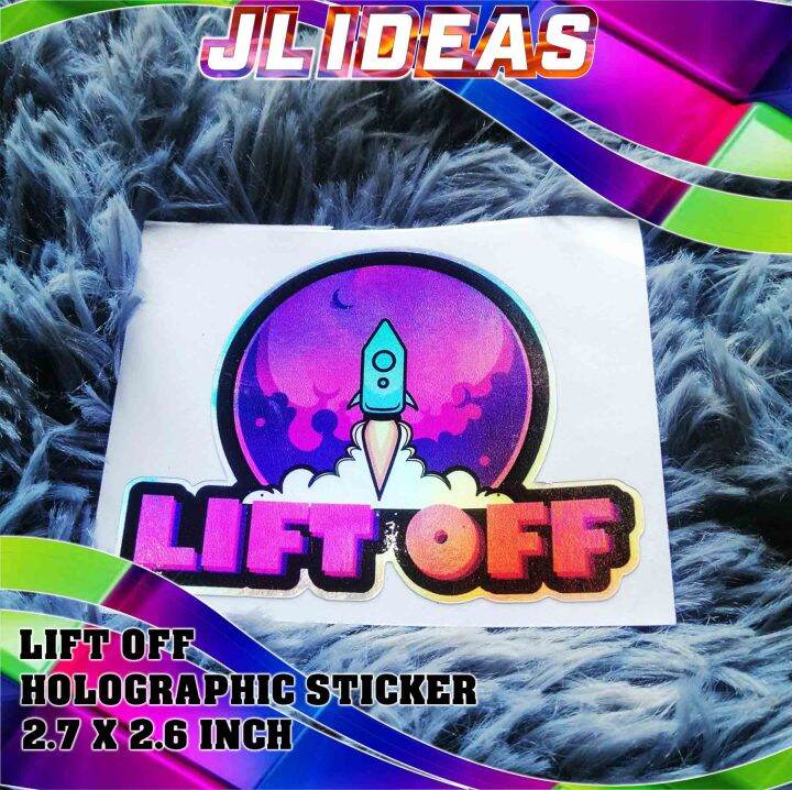 Lift off Holographic sticker | Lazada PH