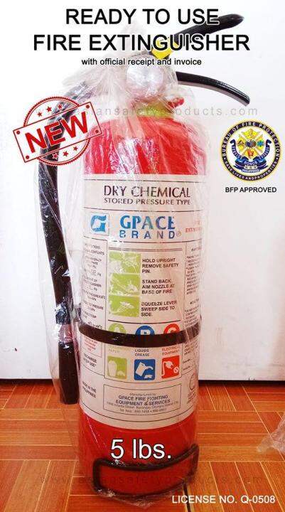 5 lbs. Fire Extinguisher ABC Dry Chemical | Lazada PH