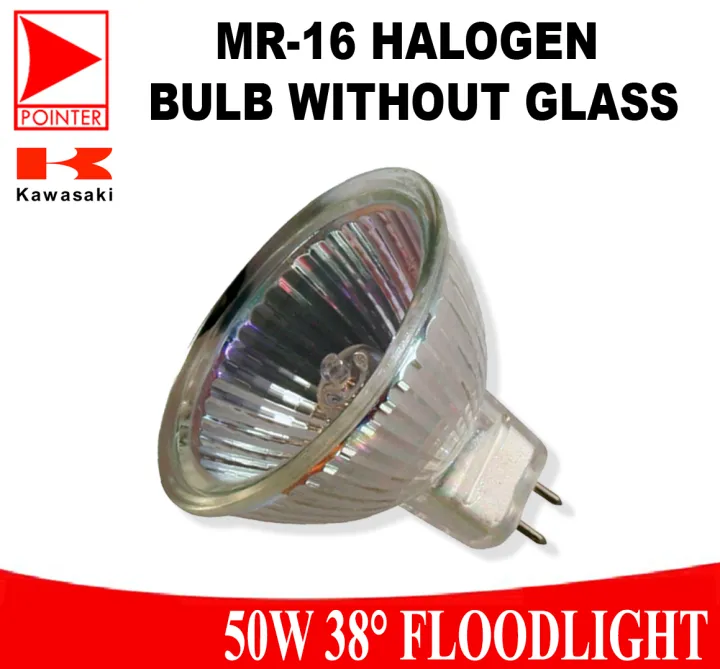 Kawasaki Halogen Bulb MR16 50W 38° EXN Floodlight without Glass ...
