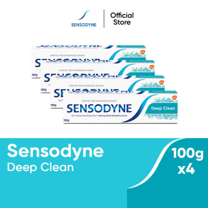 Sensodyne Deep Clean Gel Toothpaste 100g for Sensitivity Protection ...