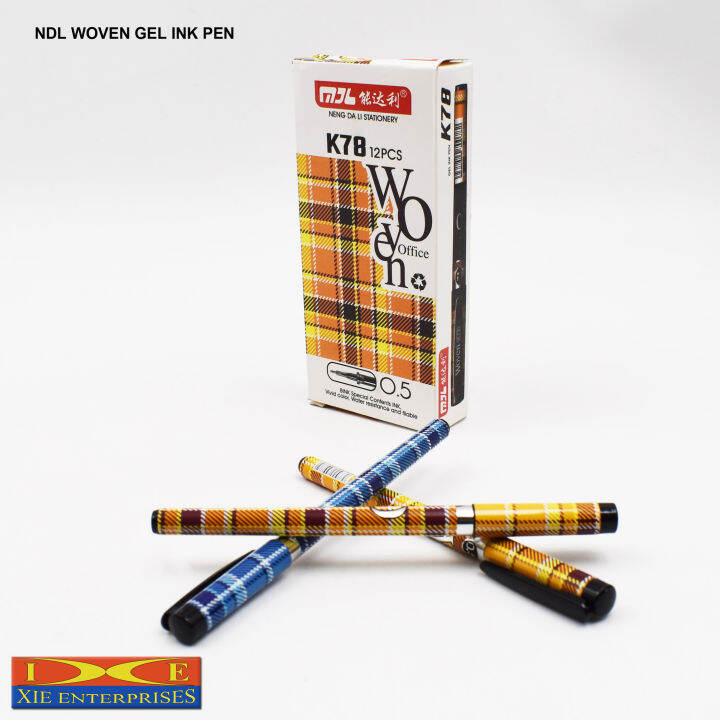 NDL Gel Ink Pen / Ballpen *Black / 0.5mm (Box/12pcs) Office & School ...