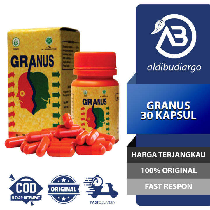 GRANUS HERBAL GURAH SINUSITIS ISI 30 KAPSUL | Lazada Indonesia