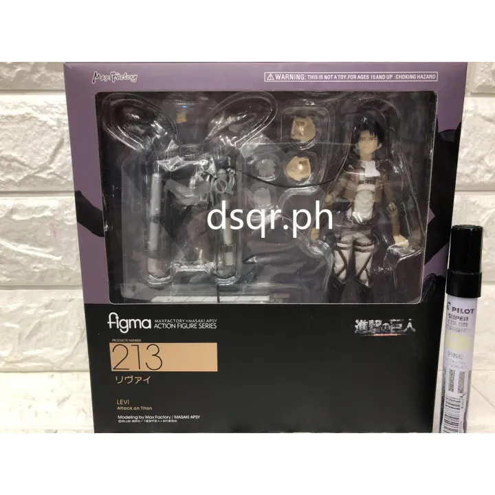 Figma #207,#213,#203 Attack On Titans Eren Yeager,Levi,Mikasa High ...