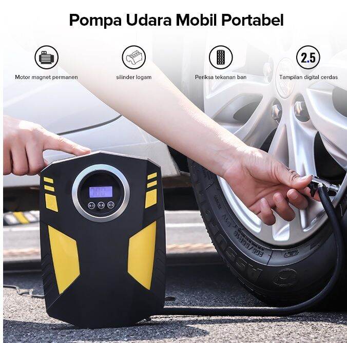 Pompa Ban Elektrik Motor Mobil Truk Bola Pelampung Pemampat Udara ...