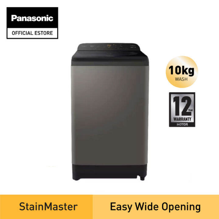 Panasonic NA-F100A9DRM 10.0 Kg Fully Automatic Top Load Non-Inverter ...