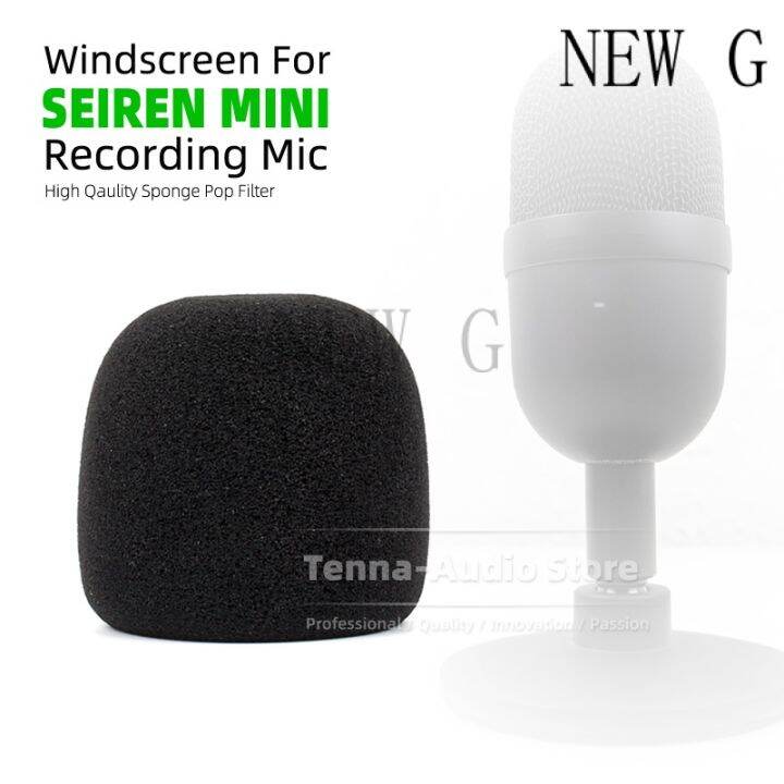 【NEW - G】Black Microphone Windscreen Dustproof Foam Screen Windproof ...