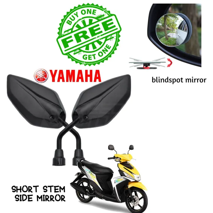 YAMAHA NMAX 2021 Side Mirror Short Stem small | with free blindspot ...