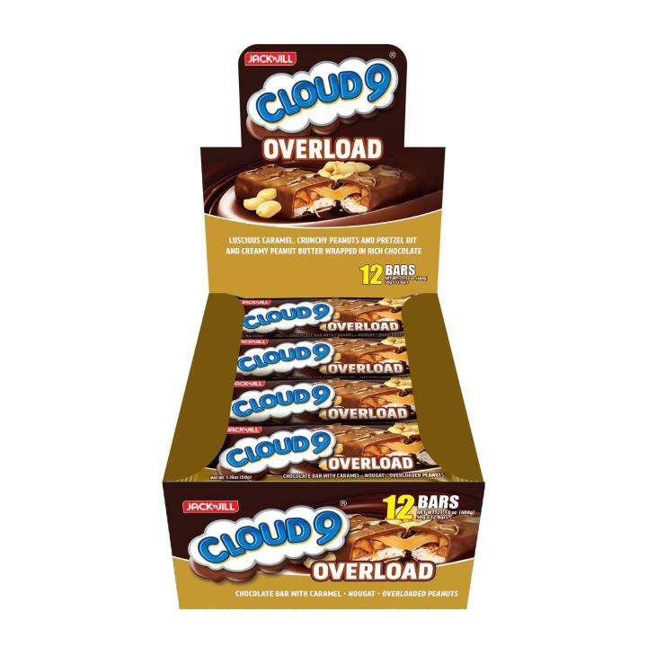 CLOUD 9 Chocolate Bars Overload 50g x 12 | Lazada PH