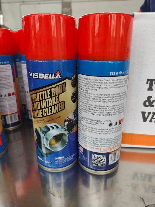 Visbella Throttle Body and Air Intake (Massflow) Cleaner 450 ml | Lazada PH