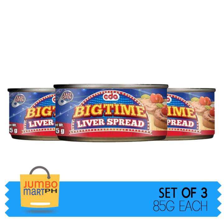 CDO BIGTIME LIVER SPREAD 85G / SET OF 3 | Lazada PH