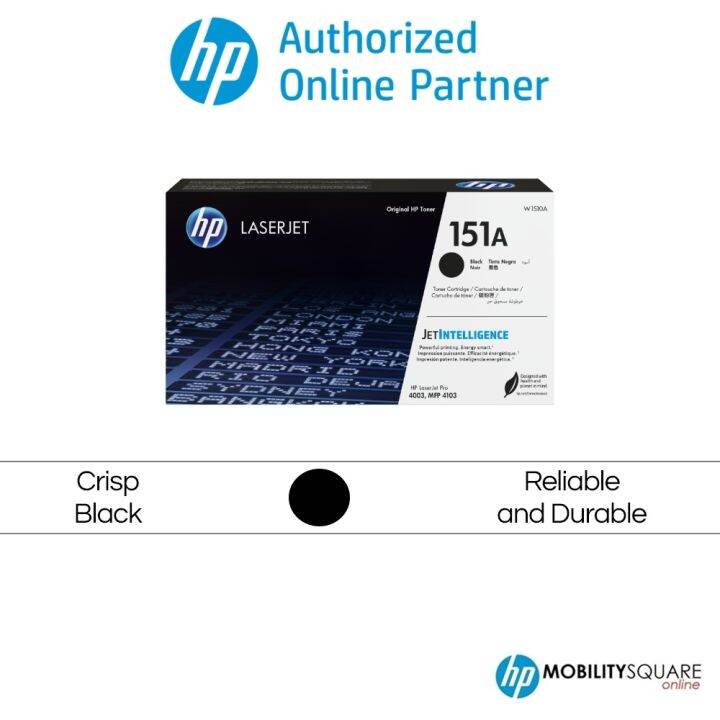 HP 151A Black LaserJet Toner Cartridge W1510A | Lazada