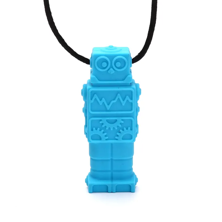 FOO Gorgeous ยางกัดฟันหุ่นยนต์ซิลิโคน Chew สร้อยคอ Grade Sensory ของ ...