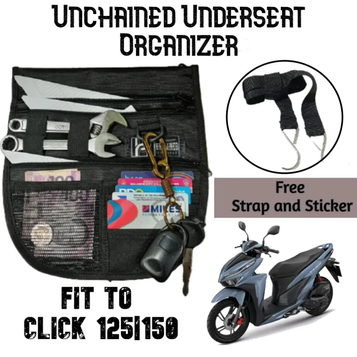 KRS HIGH QUALITY UNDERSEAT ORGANIZER FOR honda click 125 | 150 ...