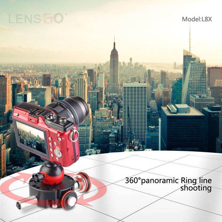 LENSGO Remote Control Camera Video Dolly Track Slider 360 Degrees Motor ...