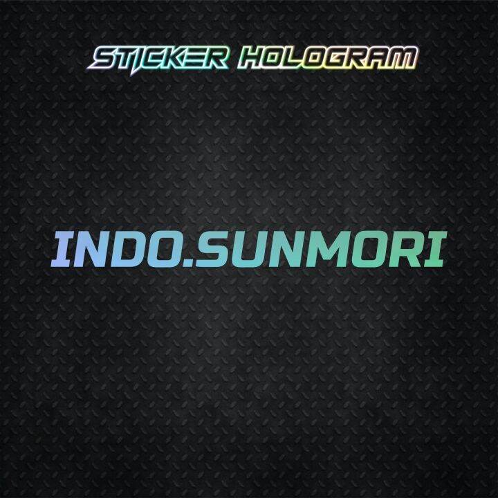 Sticker Cutting Hologram Indo.sunmori Stiker Motor | Lazada Indonesia