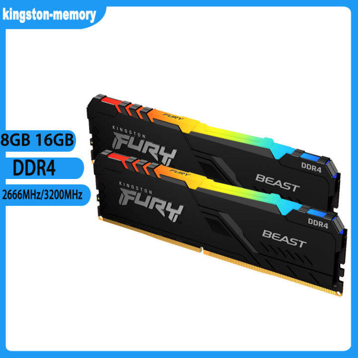 [Ready stock&COD] RAM FURY Beast DDR4 RGB 8GB 16GB 2666 3200MHz ...