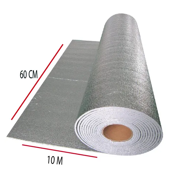 Peredam Panas Aluminium Foil Insulasi Atap poly foam pf3ee 10 METER ...