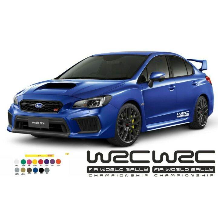STIKER WRC FIA WORLD RALLY CHAMPIONSHIP STICKER BALAP | Lazada Indonesia