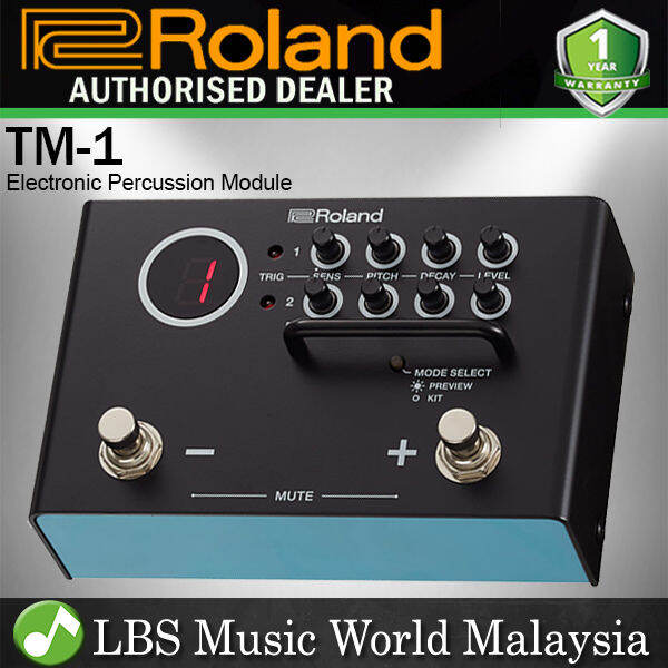 Roland TM-1 Drum Electronic Percussion Trigger Module USB MIDI Hybrid ...