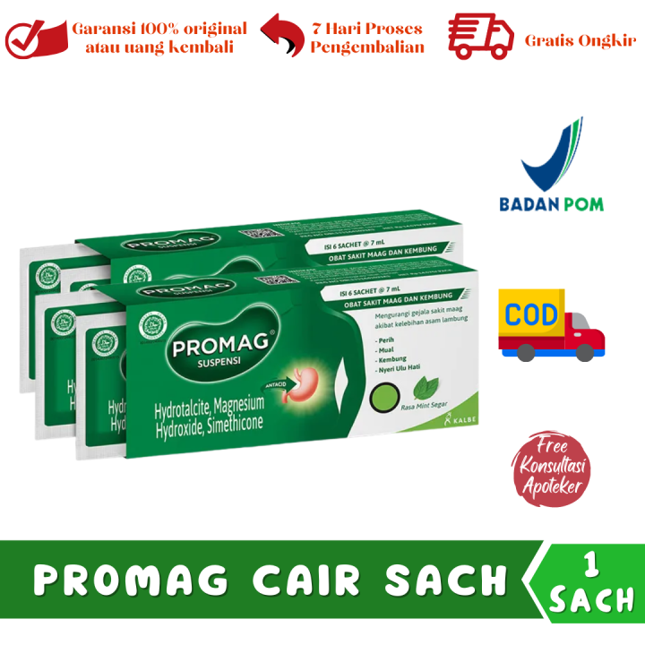 Promag Cair 7ml - Obat Maag Dan Asam Lambung | Lazada Indonesia