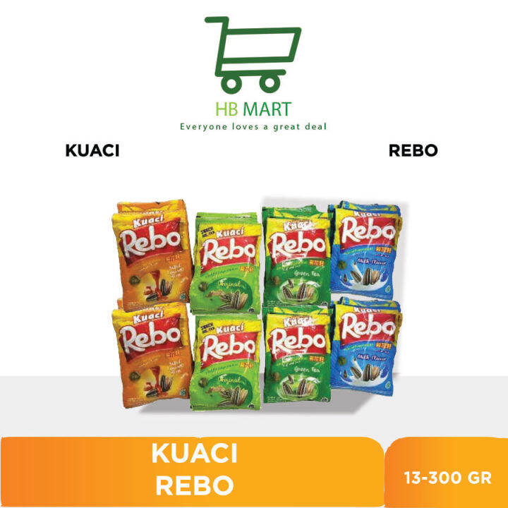 Kuaci Rebo 13gr ( 1 Renceng isi 10 Sachet ) ALL VARIAN | Lazada Indonesia