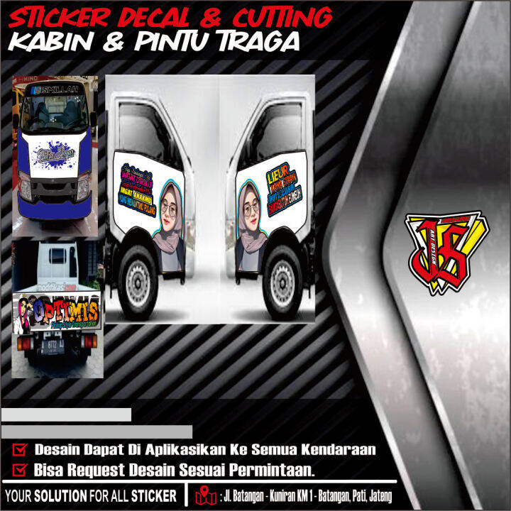 Stiker Decal & Cutting Traga | Lazada Indonesia