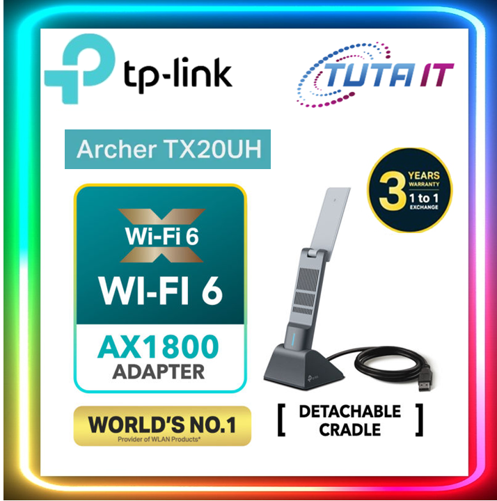 TP-Link Archer TX20UH AX1800 High Gain Wireless USB Adapter | Lazada