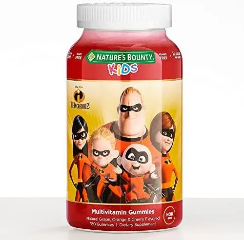 [PRE-ORDER] Nature’s Bounty Disney® and Pixar® The Incredibles Kids ...