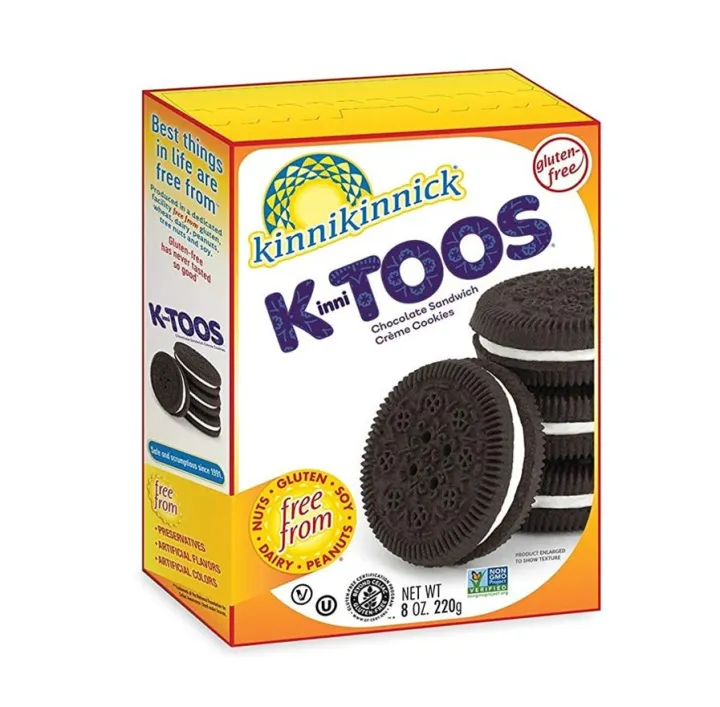 Kinnikinnick K-Toos Chocolate Cream Cookies คินนิคินนิค คุกกี้ รสช็อคโก ...