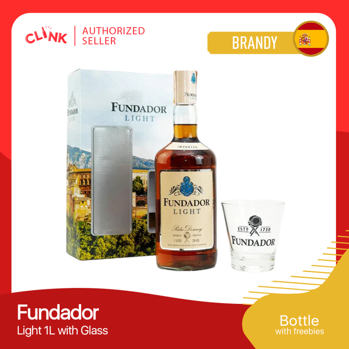 Fundador Light 1L with Glass | Lazada PH