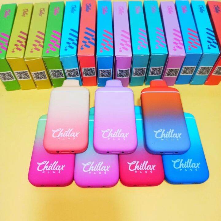 Chil Lax Disposable Pod 6000 Puffs Vape Smoke Menthol E Juice 5 Tobacco ...