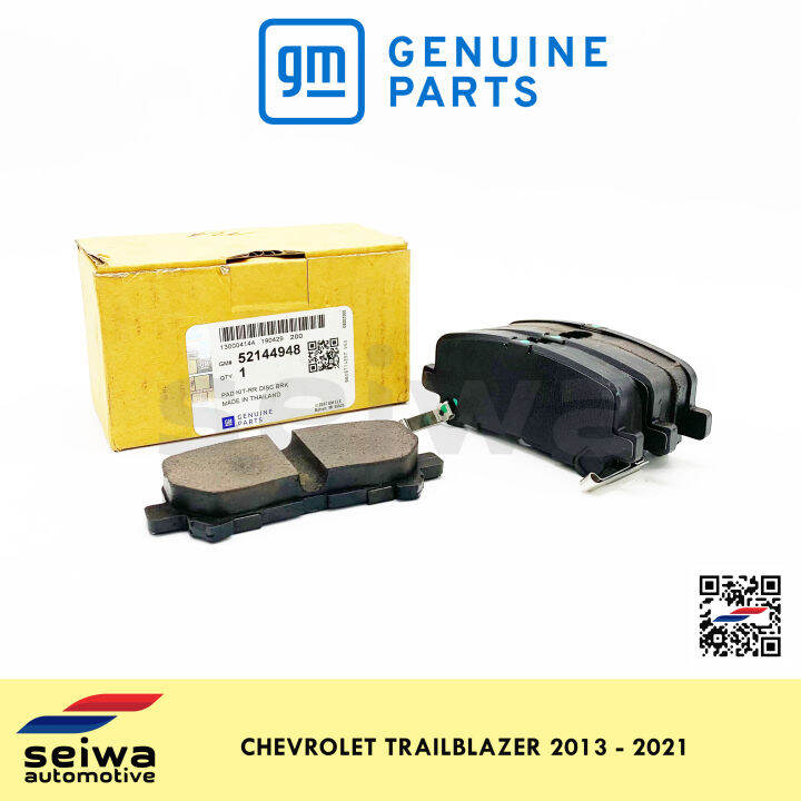 [2013 - 2021] Chevrolet Trailblazer Brake Pads Rear - Genuine Chevrolet ...