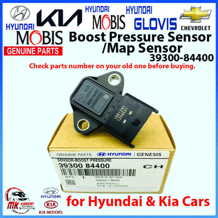 [GENUINE] Boost Pressure Sensor/Map Sensor for Hyundai & Kia Cars. Diesel/Gasoline. 39300-84400 ...