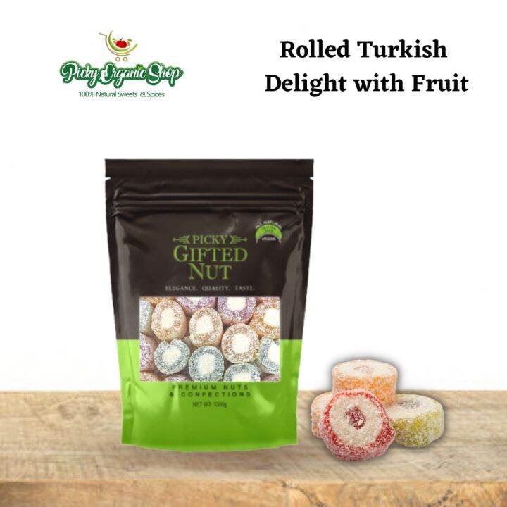 Rolled Turkish Delight with Fruits 150g-250g | Lazada PH